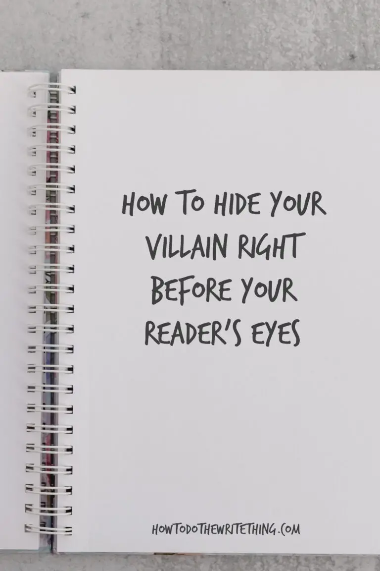5 Tricks How to Hide Your Villain Right Before Their Eyes