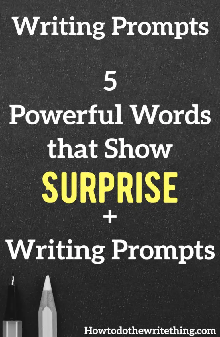 5 Powerful Words that Show Surprise + Writing Prompts