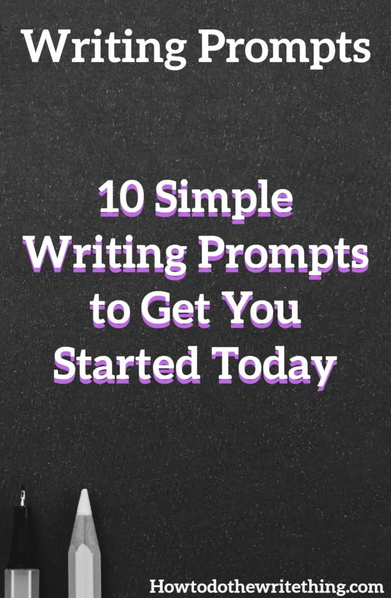 10 Simple Writing Prompts to Get You Started Today