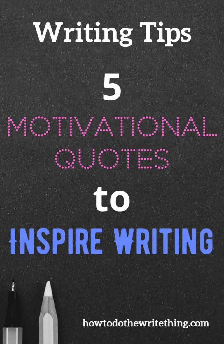 5 Motivational Quotes to Inspire Writing