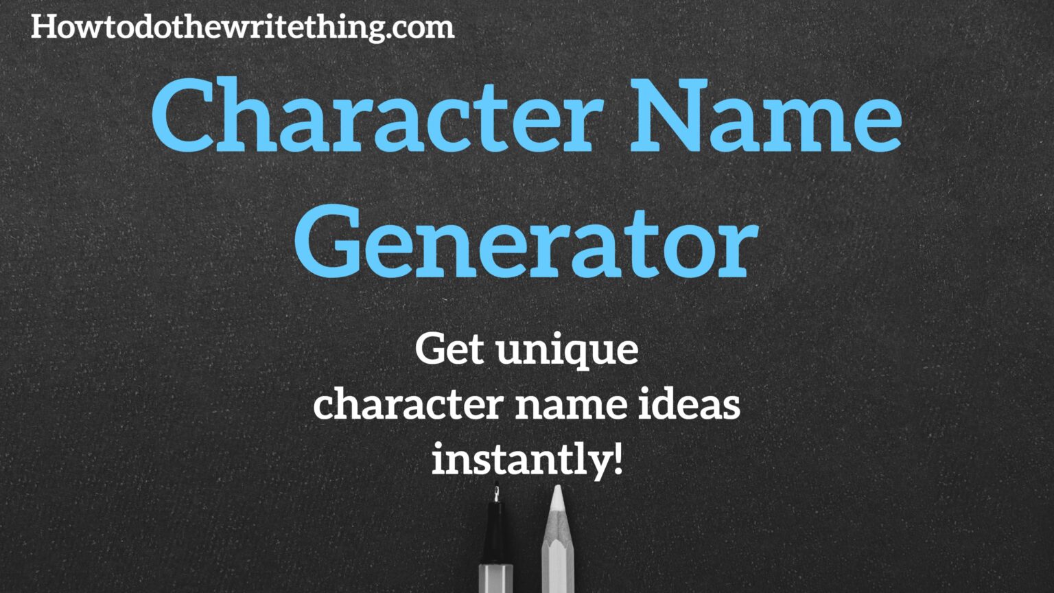 Character Name Generator