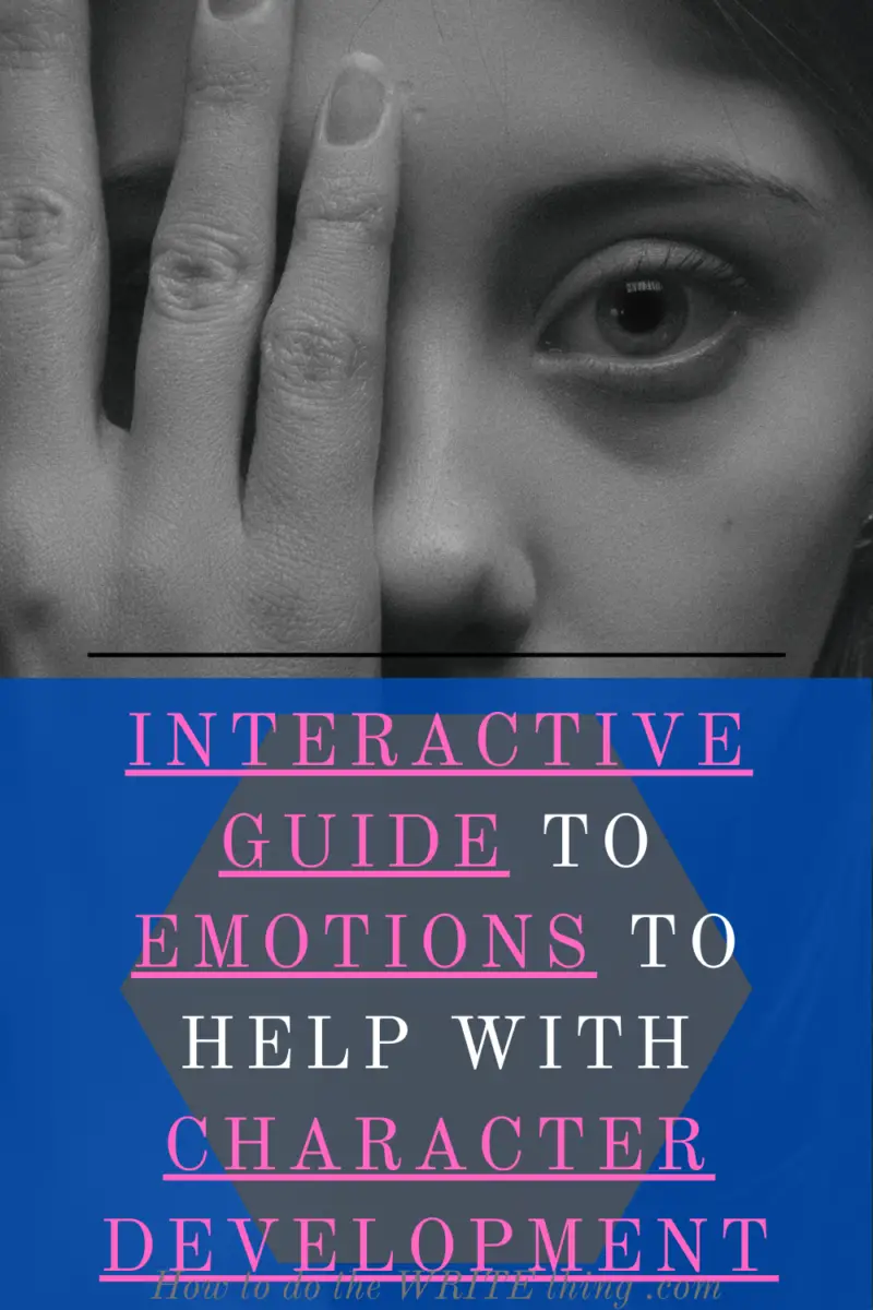 Interactive Guide to Emotions | Write Fictional Character Emotions Better